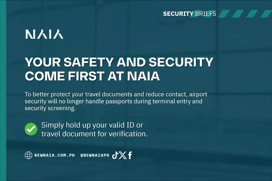 Advisory for All NAIA Passengers