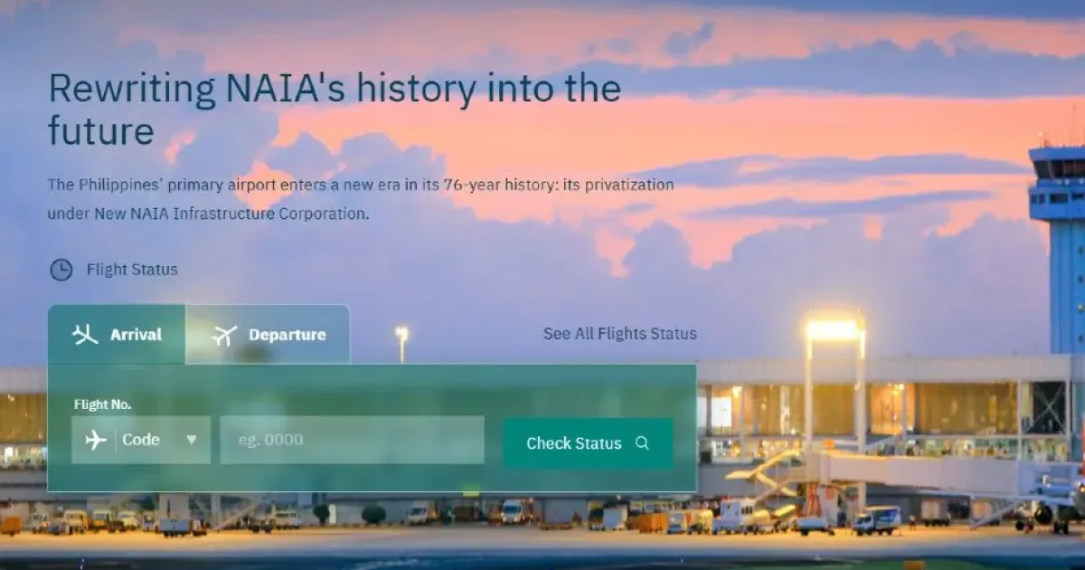 NAIA gets new website, logo, social media pages after privatization