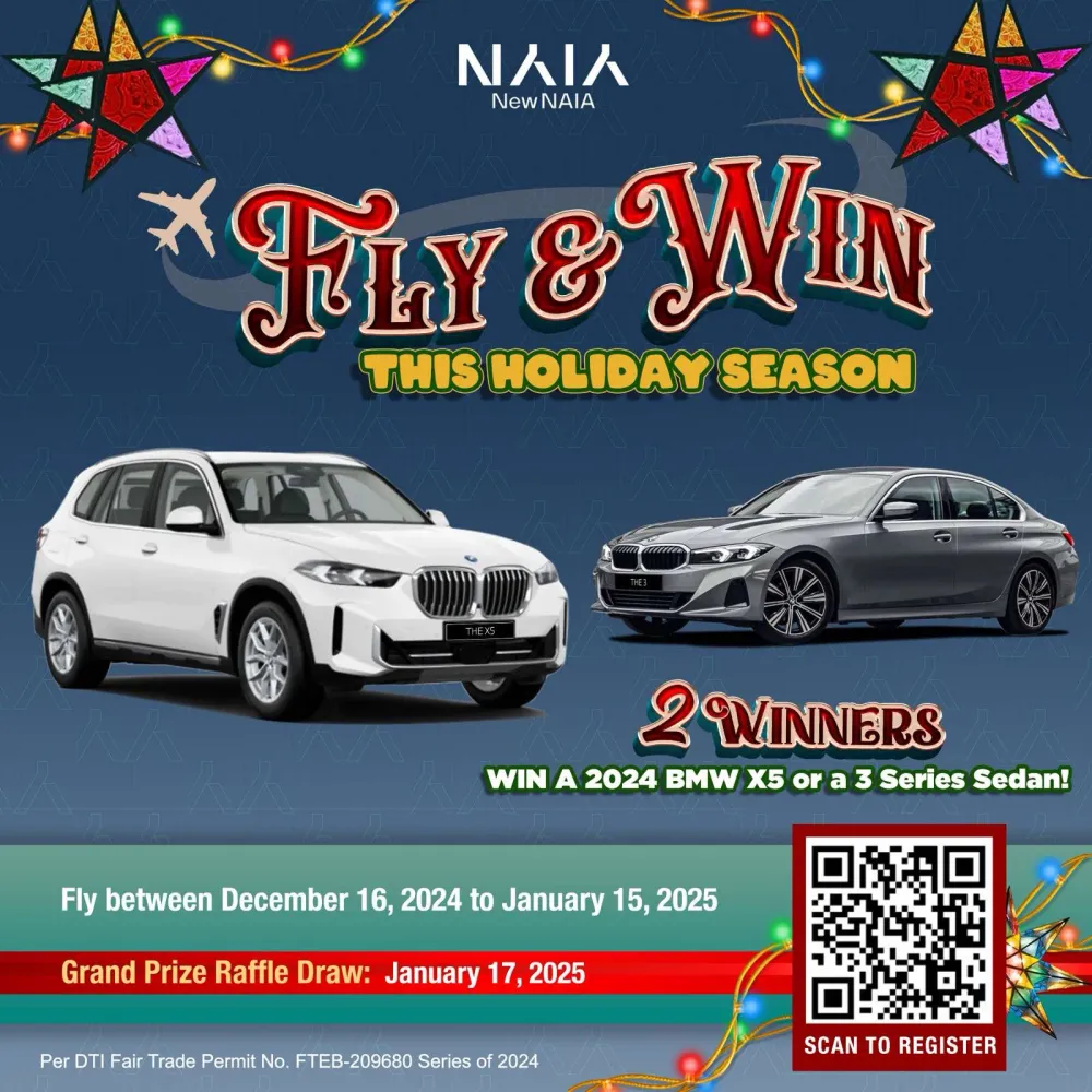 Fly through NAIA, Drive home a BMW